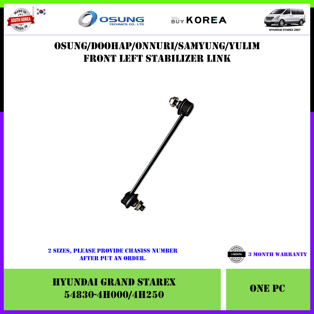 Hyundai Grand Starex Front Stabilizer Link 1pc ( Have 2 sizes need ...