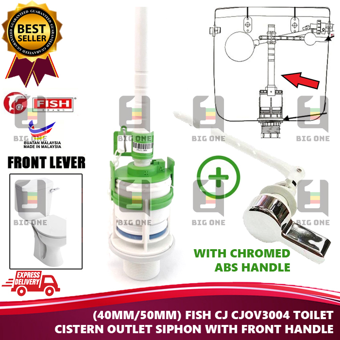 (40MM, 50MM) CJ FISH CJOV 3004 40MM OR 50MM TOILET CISTERN SIPHON ...