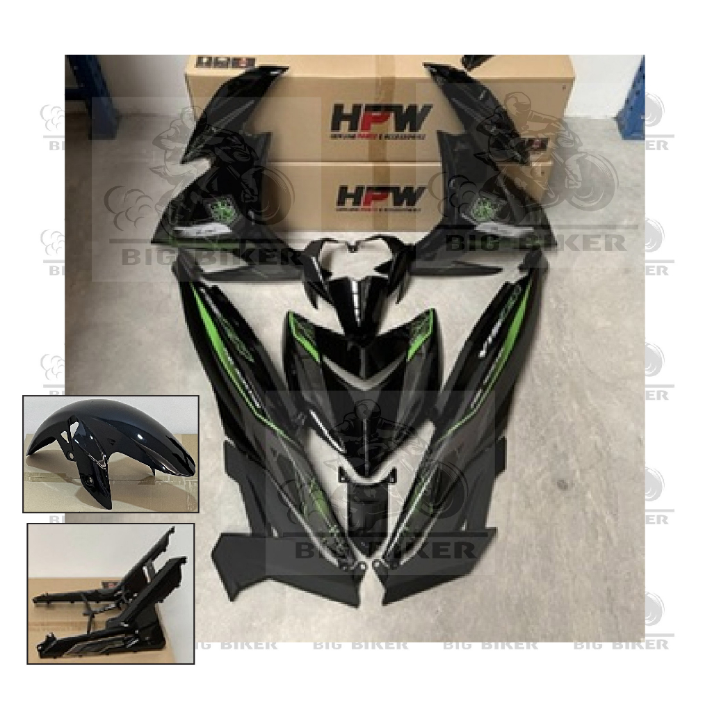 BIG BIKER HPW Y15ZR V1 V2 V3 COVERSET BODY COVER KIT PANTULAN STICKER ...