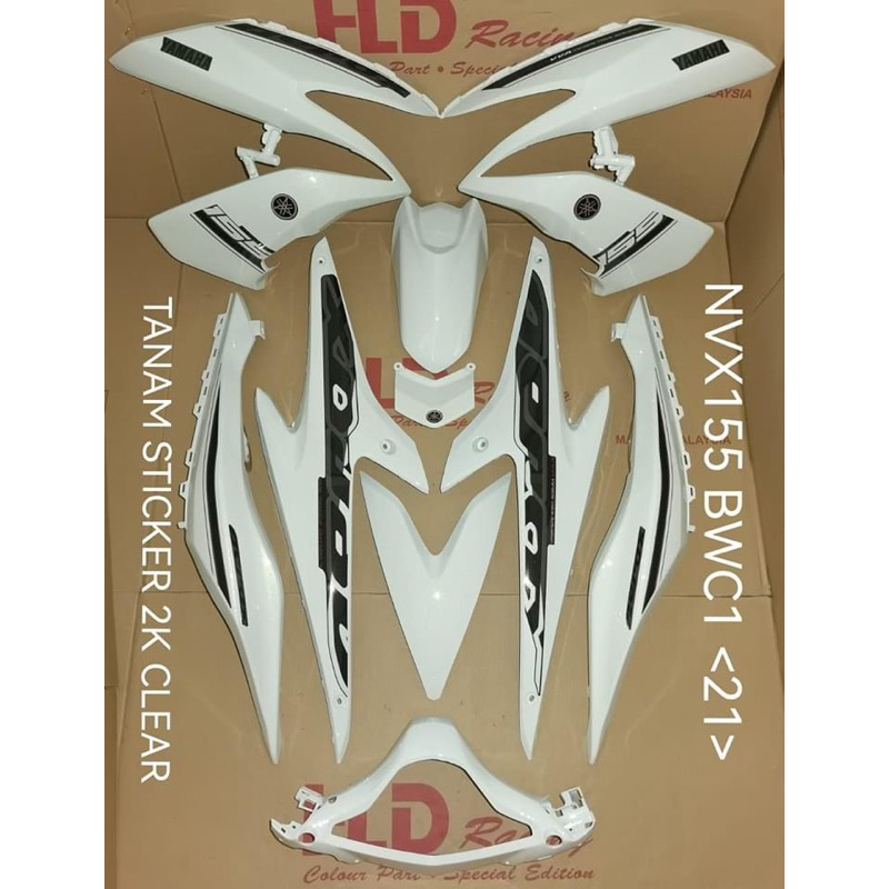 COVERSET HLD YAMAHA NVX 155 V1 BATIK EDITION (Siap Tampal) | Shopee ...
