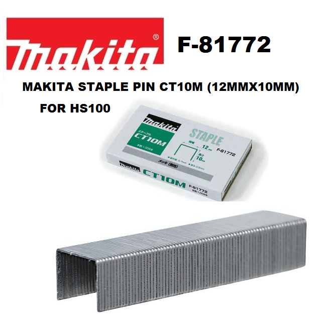 MAKITA STAPLE PIN CT10M (12MMX10MM) FOR HS100 (1BOX) | Shopee Malaysia