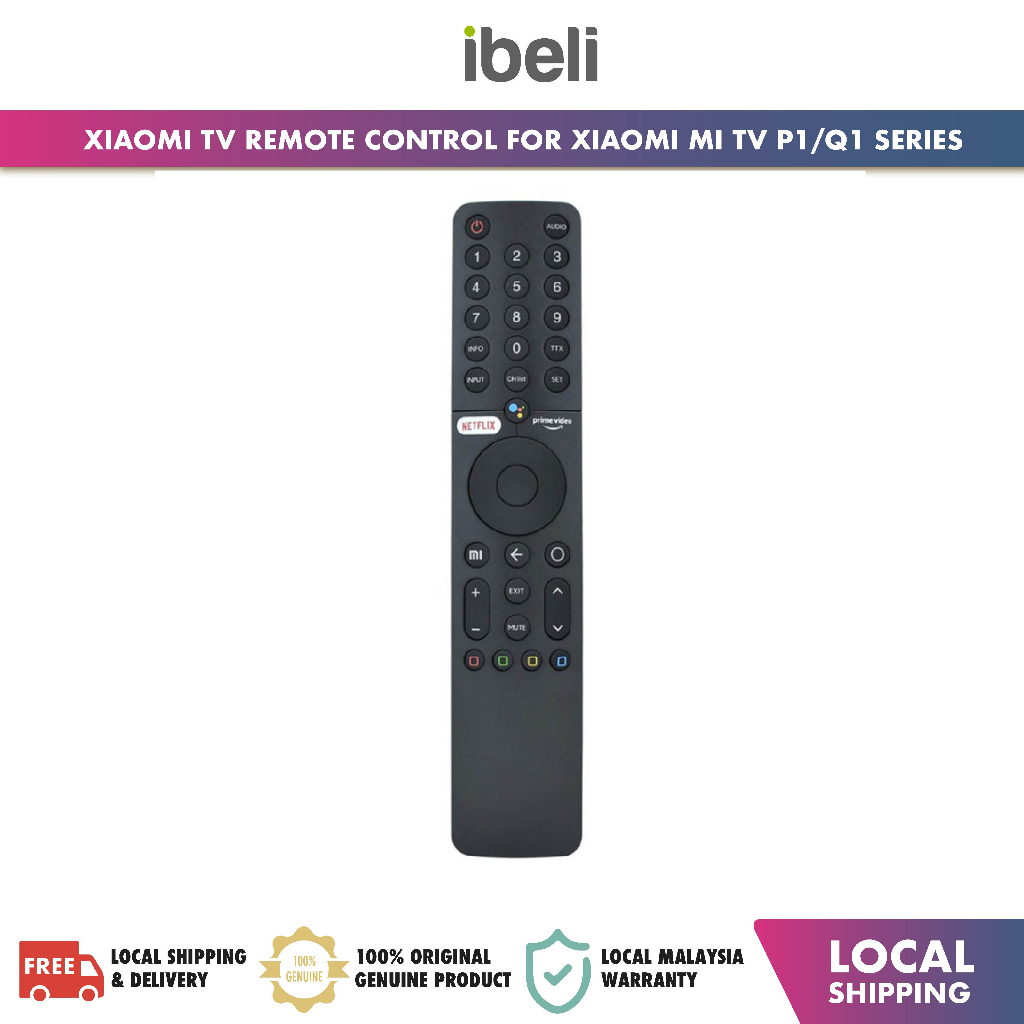 Xiaomi TV Remote Control for Xiaomi Mi TV P1/Q1 Series Android TV ...