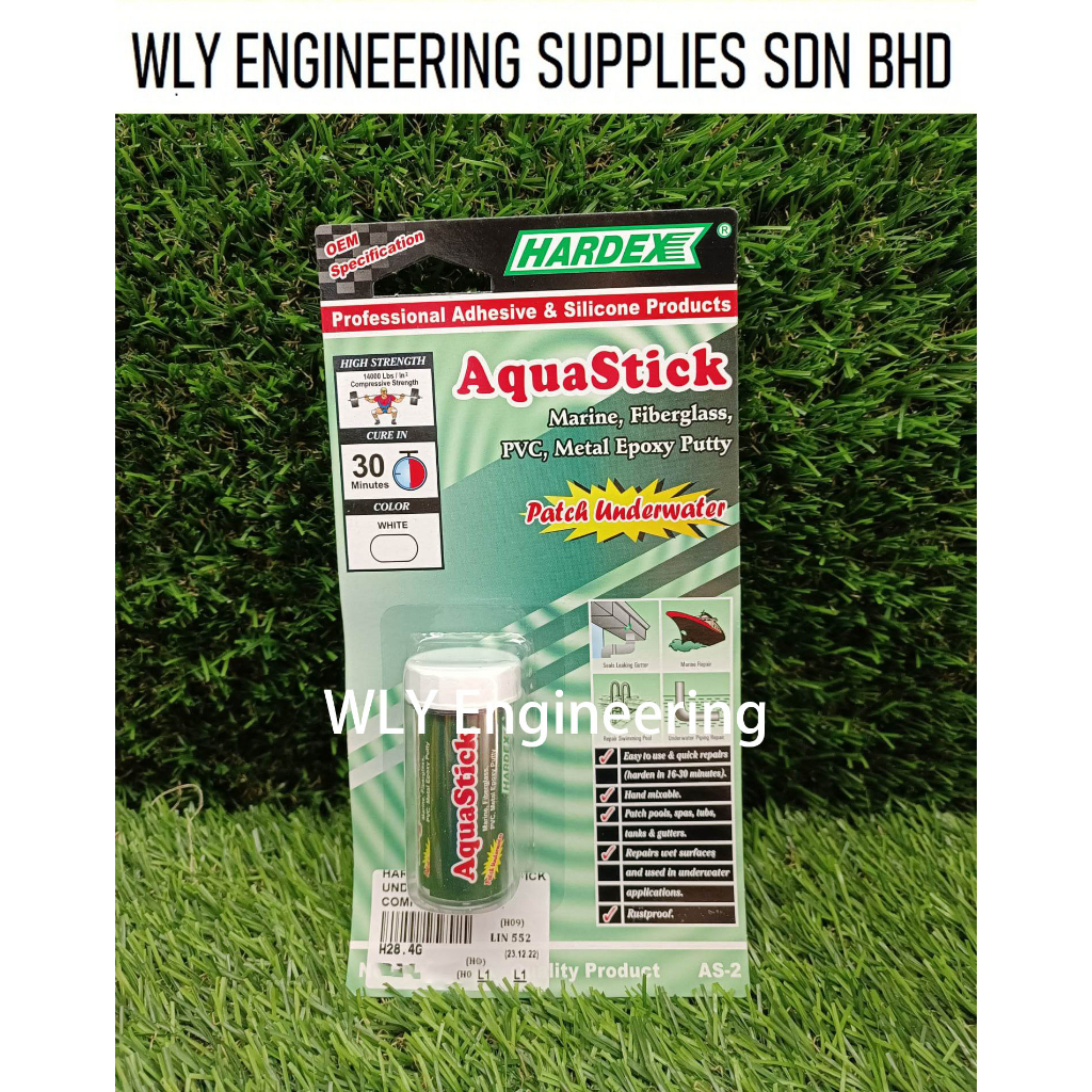 Hardex Aquastick / Aquastick / Aquastick Patch Underwater Epoxy ...