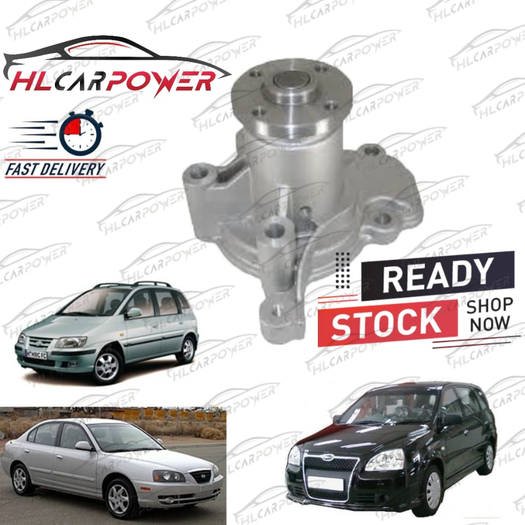 GMB WATER PUMP NAZA CITRA 2.0 HYUNDAI ELANTRA XD 1.8 MATRIX 1.8 (25100 ...