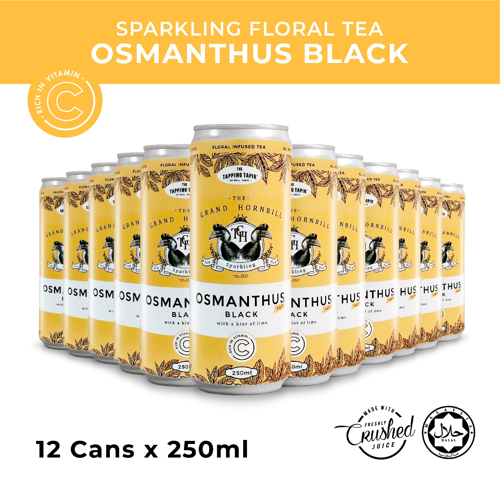 The Tapping Tapir Grand Hornbill Carbonated Soda Drink Floral Tea ...