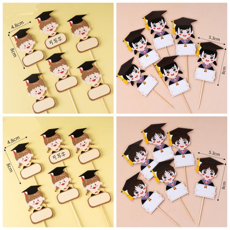 graduation greeting cards 1pcs convocation wish card bouquet/ cup cake ...