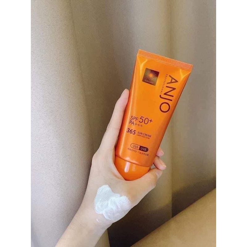 SUNCREEN ANJO Professional Sunscreen SPF 50+ PA+++ 365 Sun Cream 70g ...