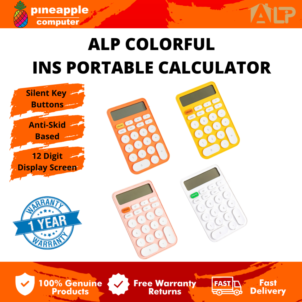 Mini Candy Color Calculator Portable Power Saving Calculator for ...
