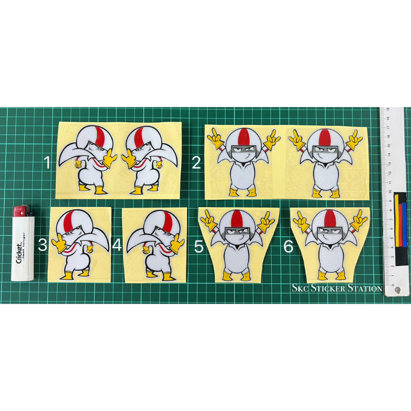 Kick Buttowski / Suburban Daredevil Sticker Cartoon Cutting Overlapping ...