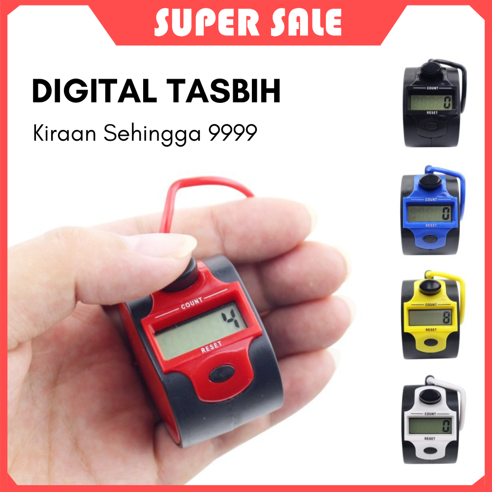 Tasbih Digital Zikir Counter Tally Counter Mini Prayer Finger Counter ...