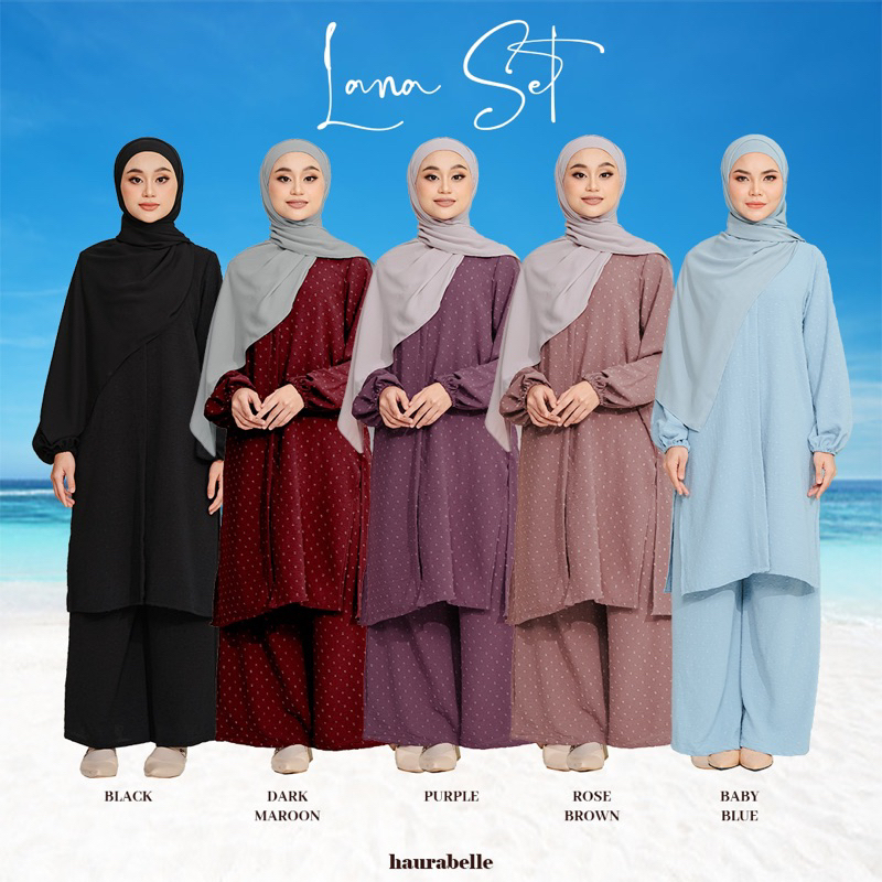 [ORIGINAL] ready stock LANA SET BY HAURABELLE | Shopee Malaysia