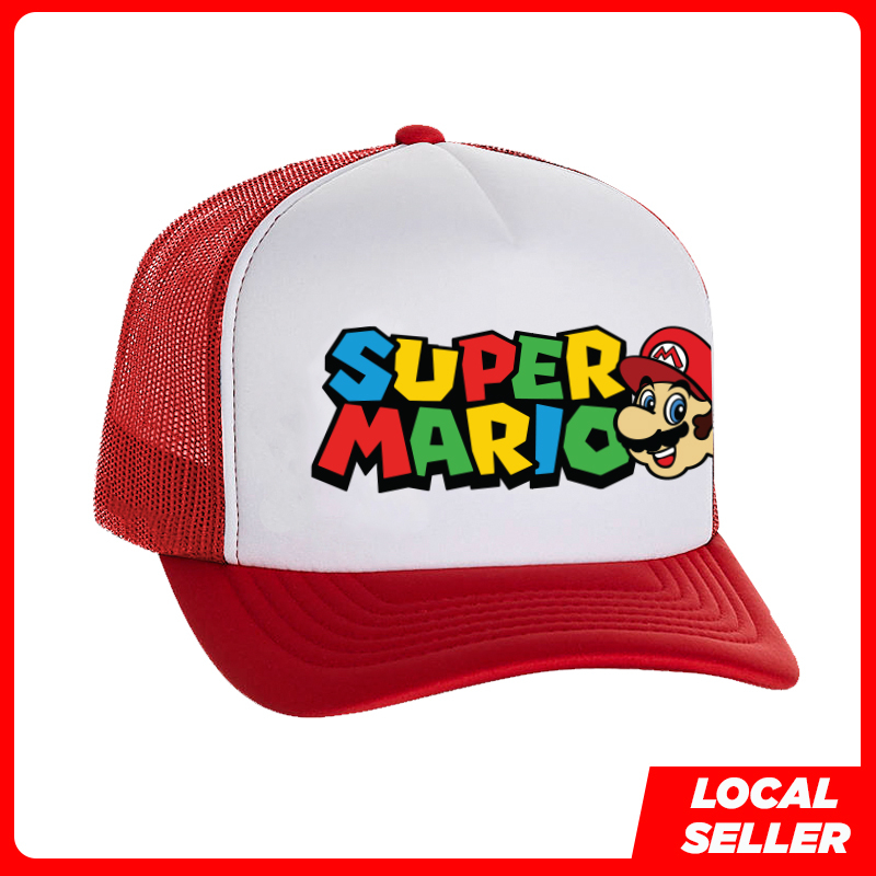 Super Mario Topi Vintage Game Adjustable Snapback Trucker Cap | Shopee ...