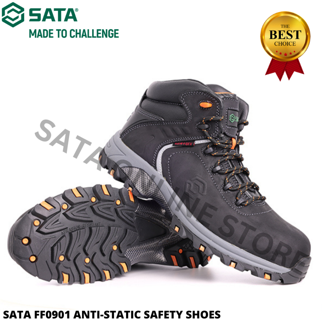 SATA FF0901 ANTI-STATIC SAFETY SHOES / WORKING SHOES / ESD BOOTS / TOE ...