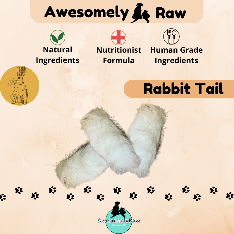 Air-Dried Dehydrated Rabbit Tail Dog Snack Dog Treats Dog Dental Chew 狗 ...