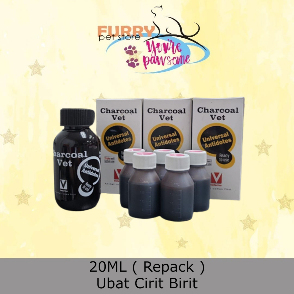 (Repack) 20ML Ubat Cirit Birit Charcoal Vet MUJARAB | Shopee Malaysia