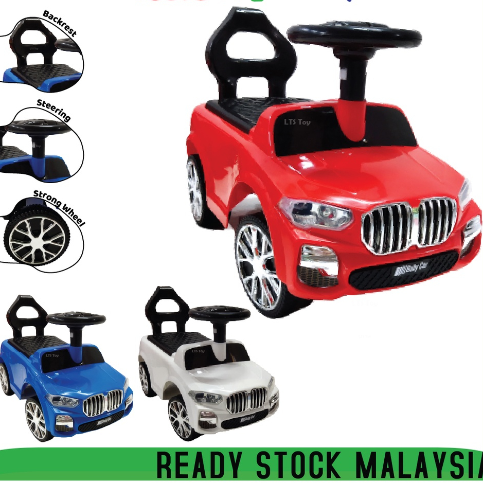 BMW Tolocar Push Car Kids Toddler Children With Music Cute Design ...