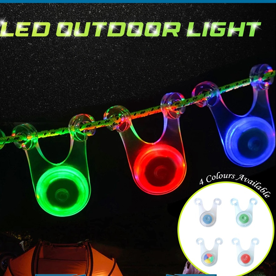 Frog light Waterproof LED Tent String Rope Mini Flashlight Bicycle ...