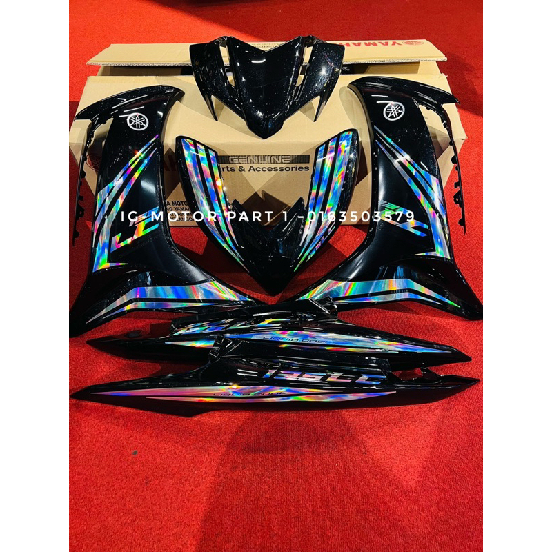 COVER SET LC 135 V8 RAINBOW CHROME ORIGINAL ABS READY STOCK | Shopee ...