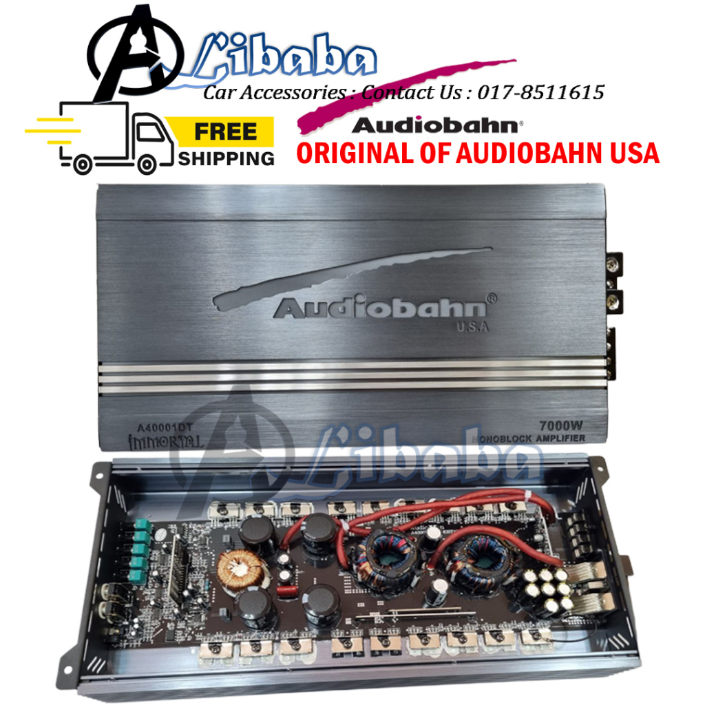 [ORIGINAL] A40001DT ORIGINAL AUDIOBAHN Class D DIGITAL 7000Watts ...