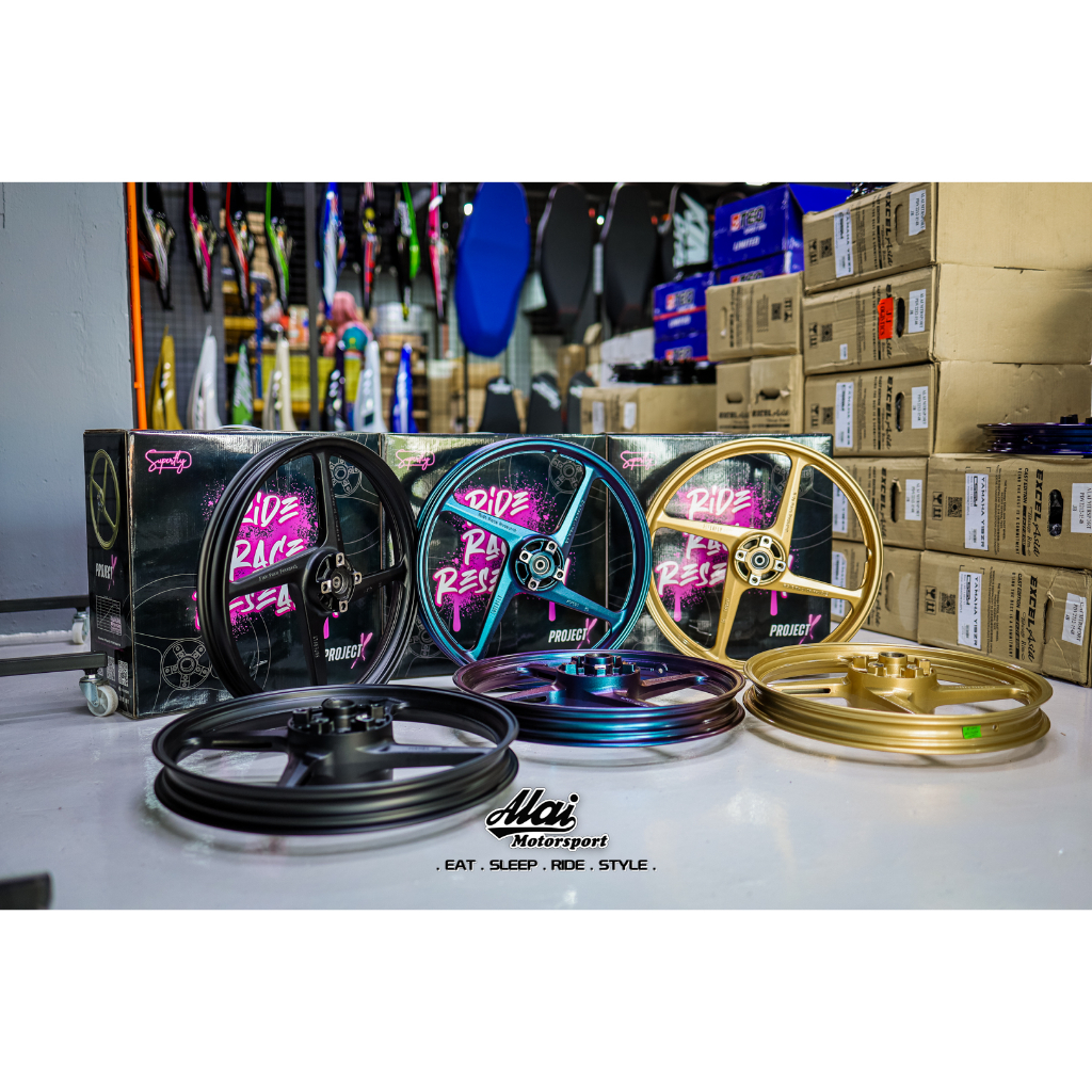 Superfly Project X 4 Spoke Sport Rims For Yamaha Y15zr / y15 / y16 ...