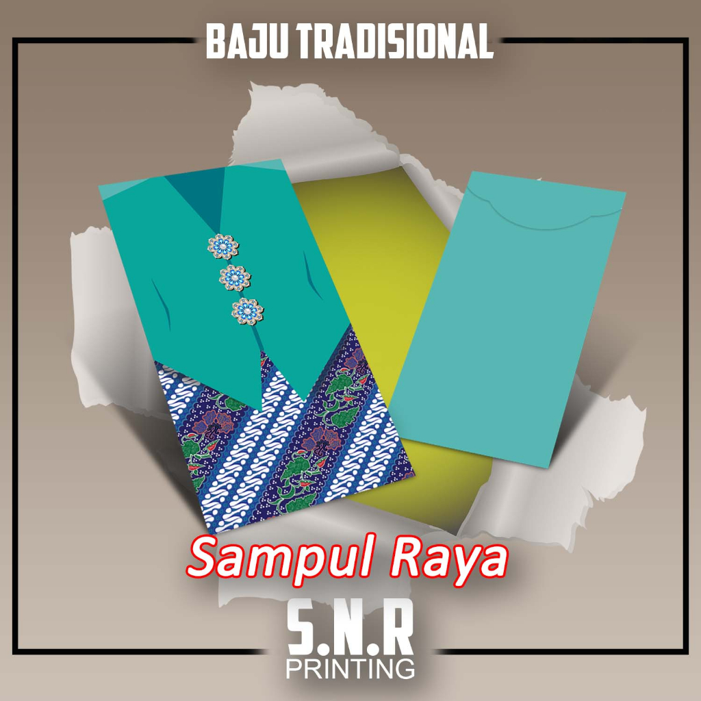 Sampul Raya Versi Baju Tradisional | Shopee Malaysia