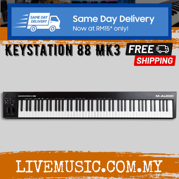 M-Audio Keystation 88 MK3 - 88-Key MIDI Keyboard Controller ...
