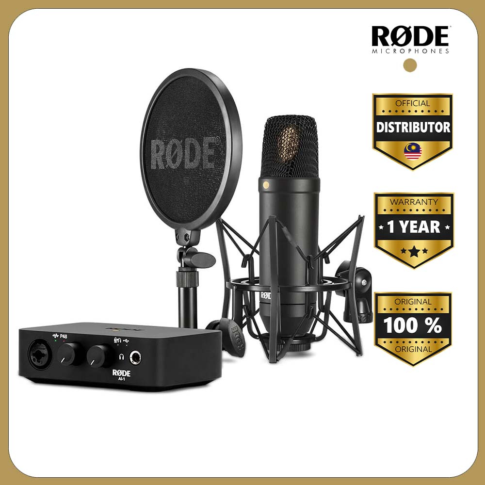 RODE NT1 & AI-1 Complete Studio Kit | Complete Studio Kit with Audio ...