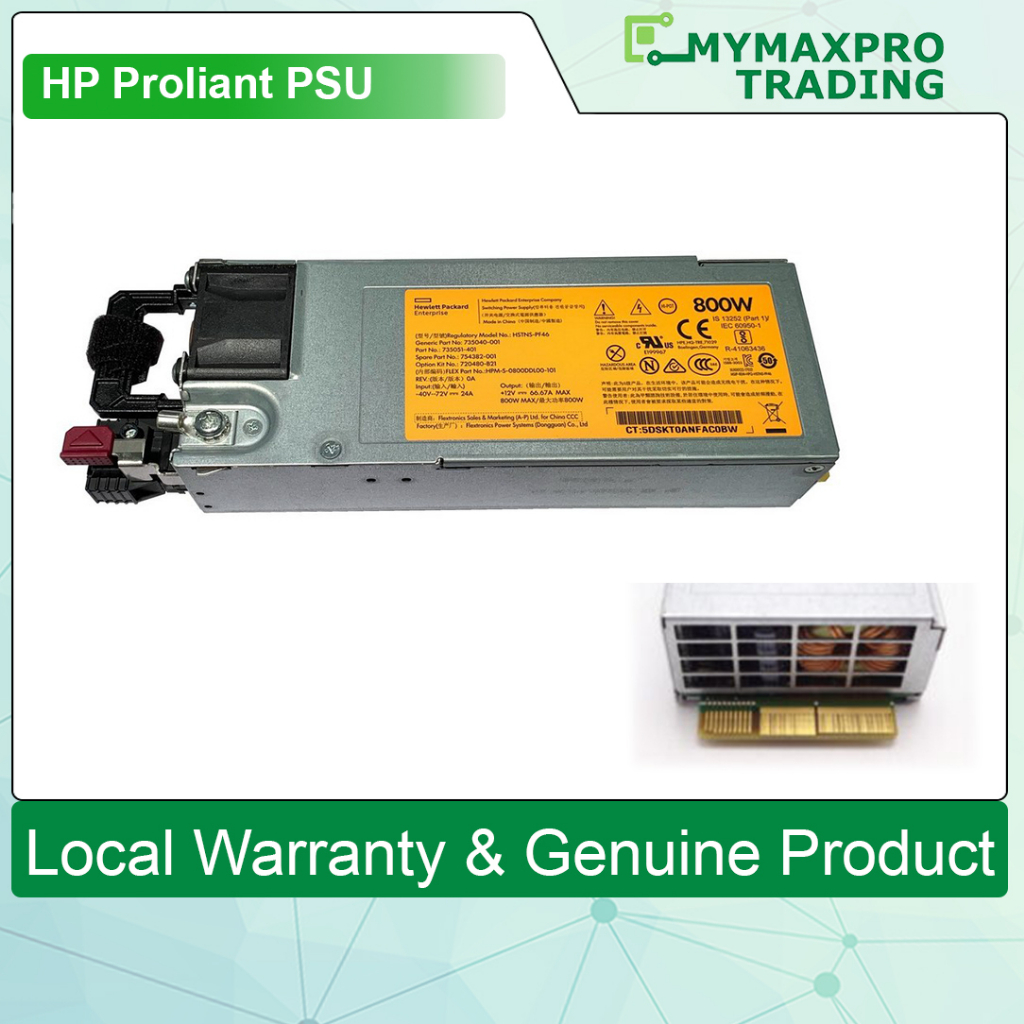 【READY STOCK】HP Proliant DL360 G9 DL380 G9 DL388 G9 Server 800W Power ...