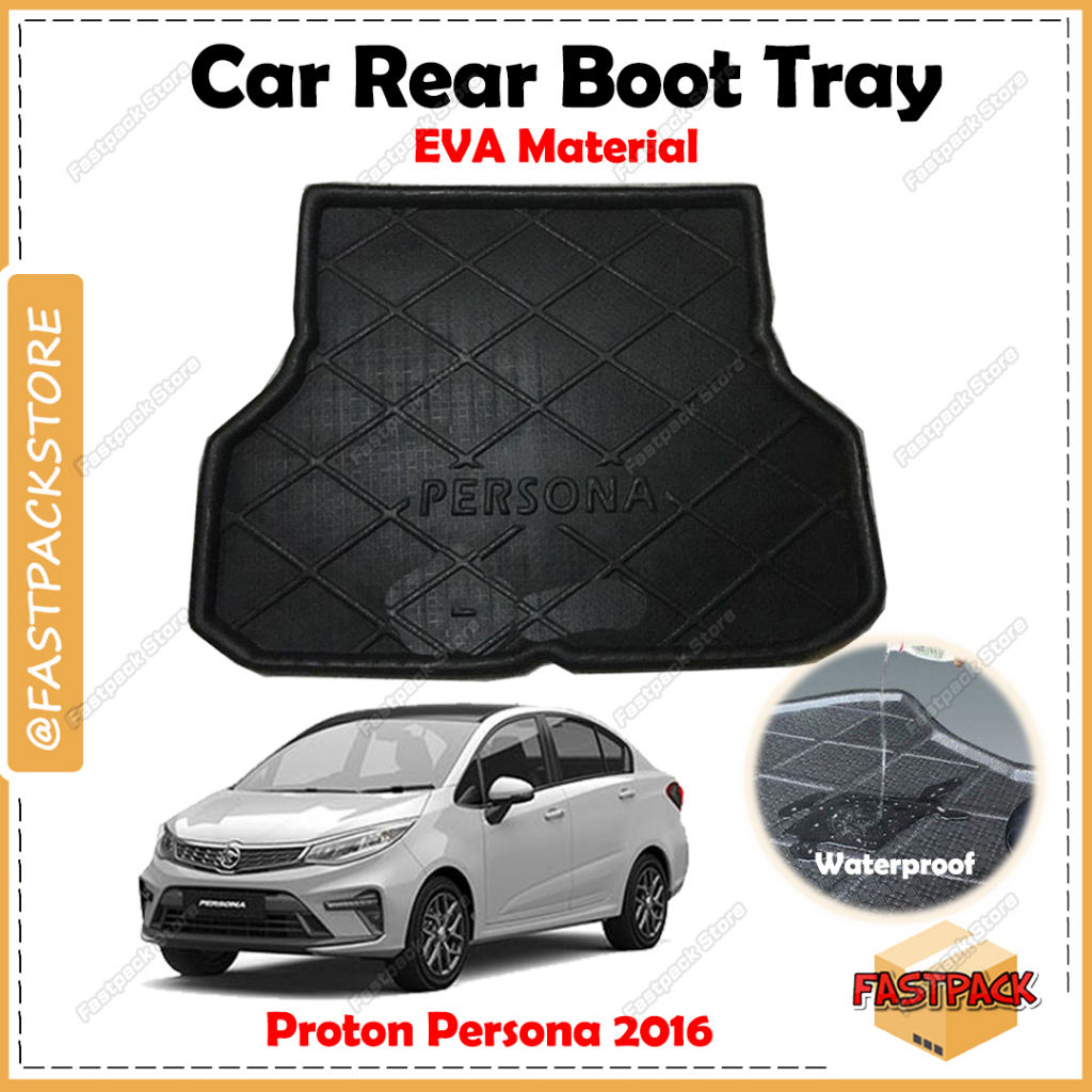 For Proton Persona 2016 EVA Copolymer EVA Boot Tray Luggage Cargo ...