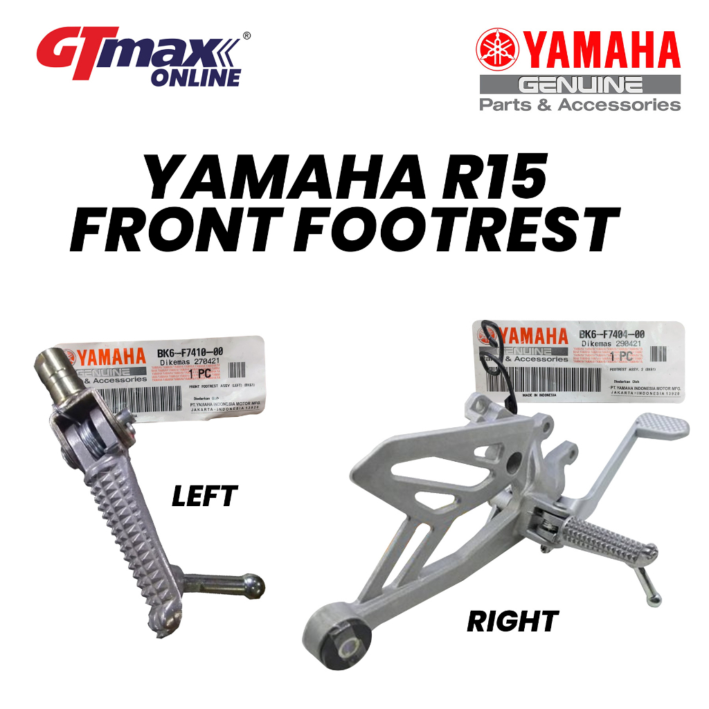 R15 FRONT FOOTREST RIGHT LEFT BRACKET PEMINJAK KAKI DEPAN KANAN KIRI ...