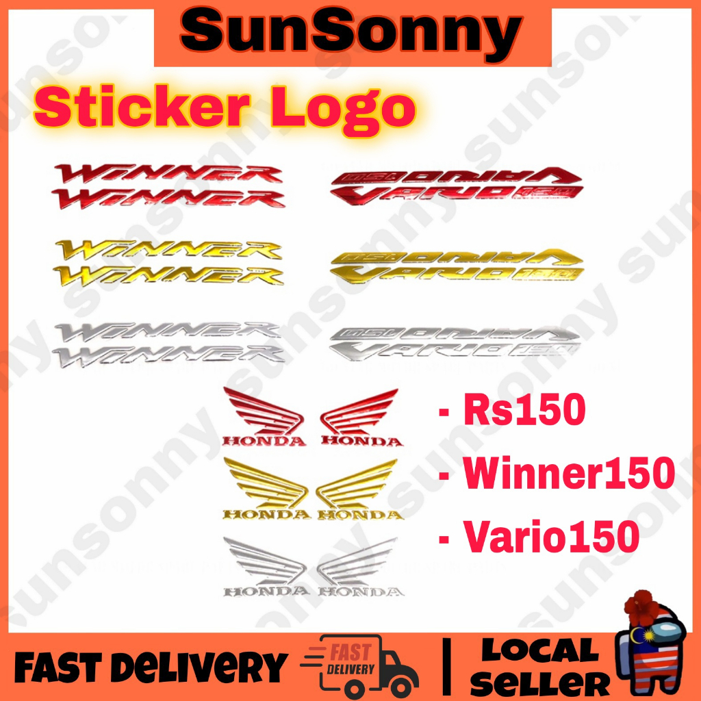 HONDA RS150 RS 150 WINNER / VARIO150 VARIO 150 Emblem Logo Mark Vietnam ...