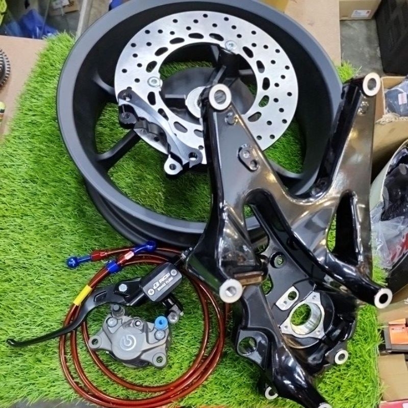 Yamaha NVX V2 Rear Modify Disc System Set br3mb0 / RCb | Shopee Malaysia