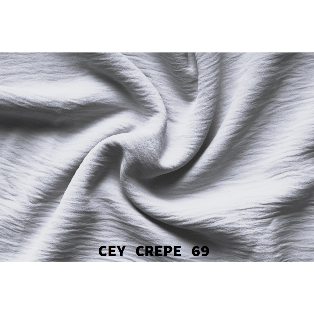 🔥PREMIUM KAIN PASANG CEY CREPE PLAIN ( CRUMPLED) / BIDANG 60'/ O.5 M 🔥 ...