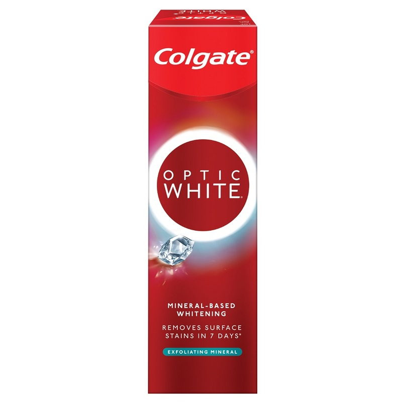 Colgate Optic White Volcanic Mineral / Plus Shine / Sparking / Purple ...