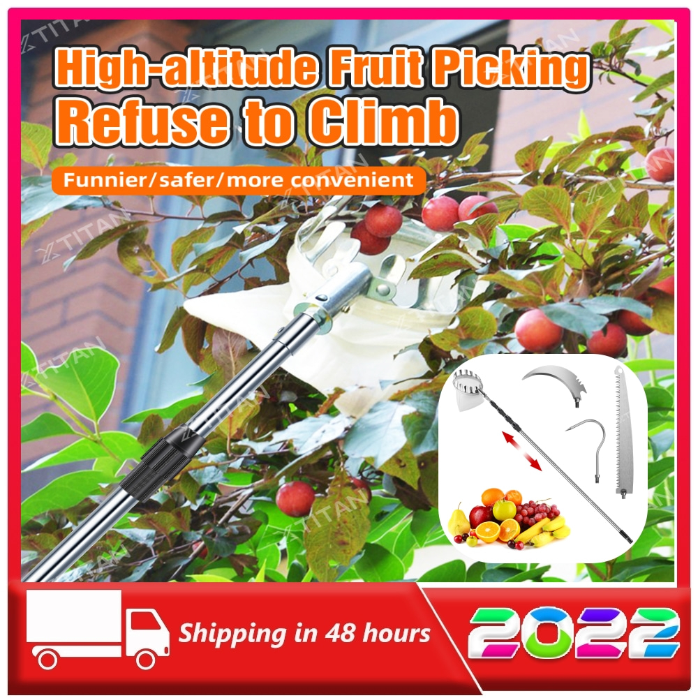 XTITAN 6 Meters Telescopic High Pruning Branch Shears Saw Tree Cutter ...