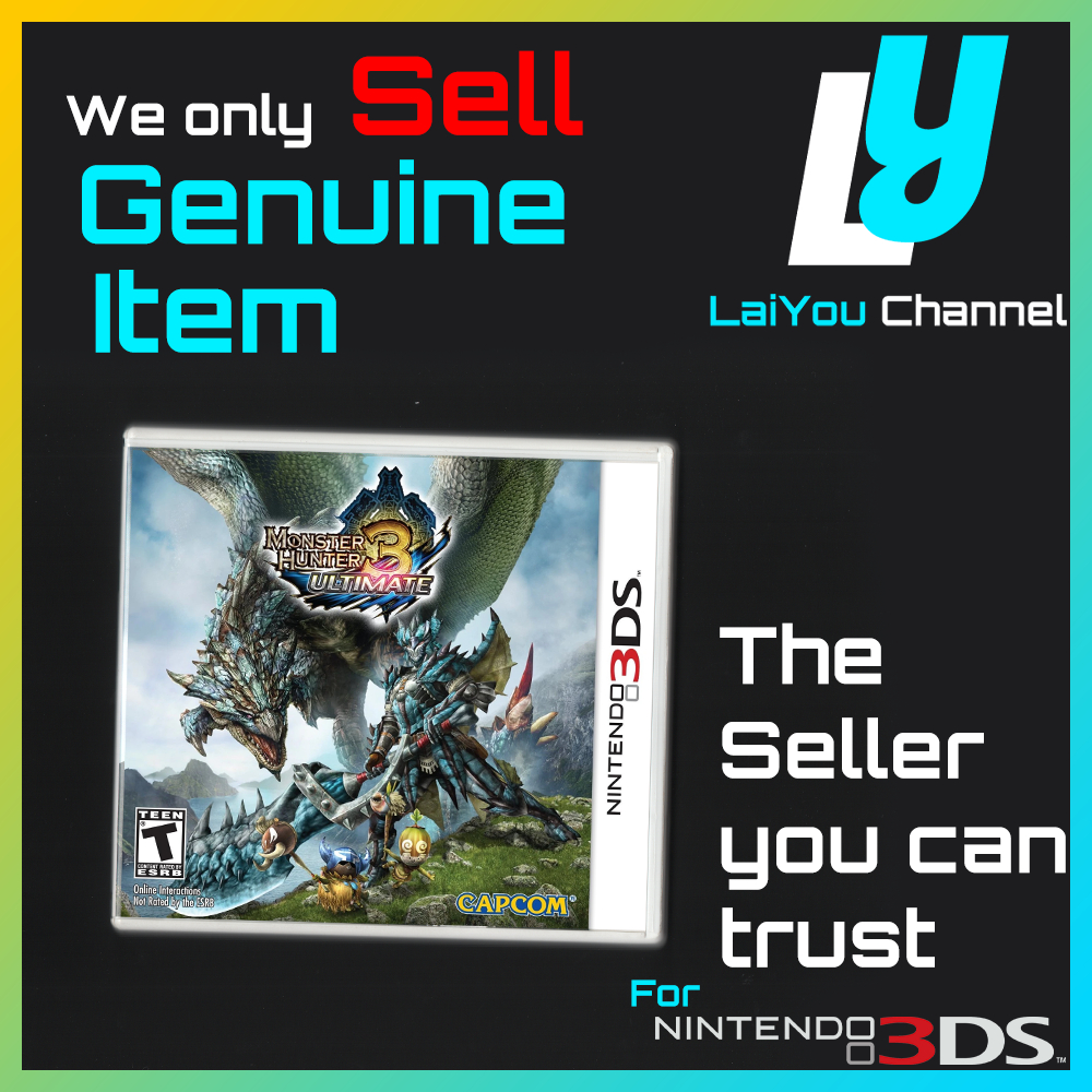 Nintendo 3DS Game - Monster Hunter 3 Ultimate English R1 - Monster ...