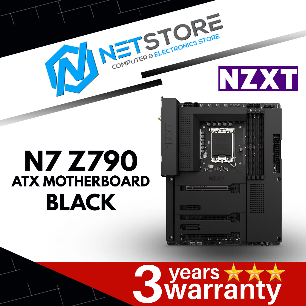 NZXT N7 Z790 MOTHERBOARD - BLACK N7-Z79XT-B1 | Shopee Malaysia