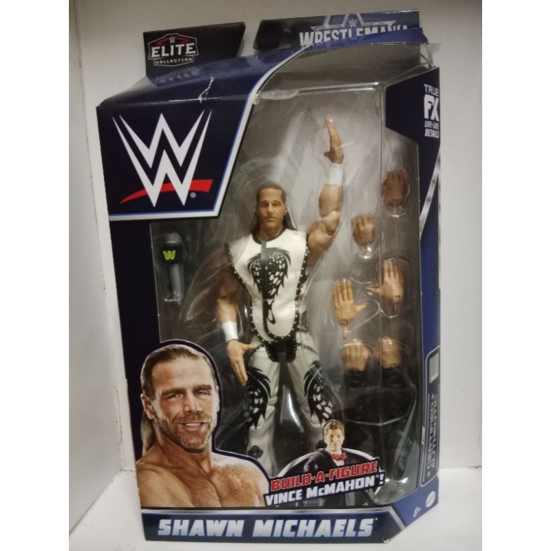 Mattel WWE Elite Wrestlemania 38 Shawn Michaels BAF Vince McMahon Wrestling Figure | Shopee Malaysia