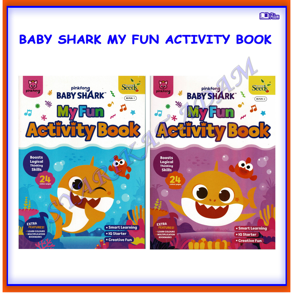 [ADM] AVTIVITY BOOK :BABY SHARK MY FUN ACTIVITY BOOK | Shopee Malaysia