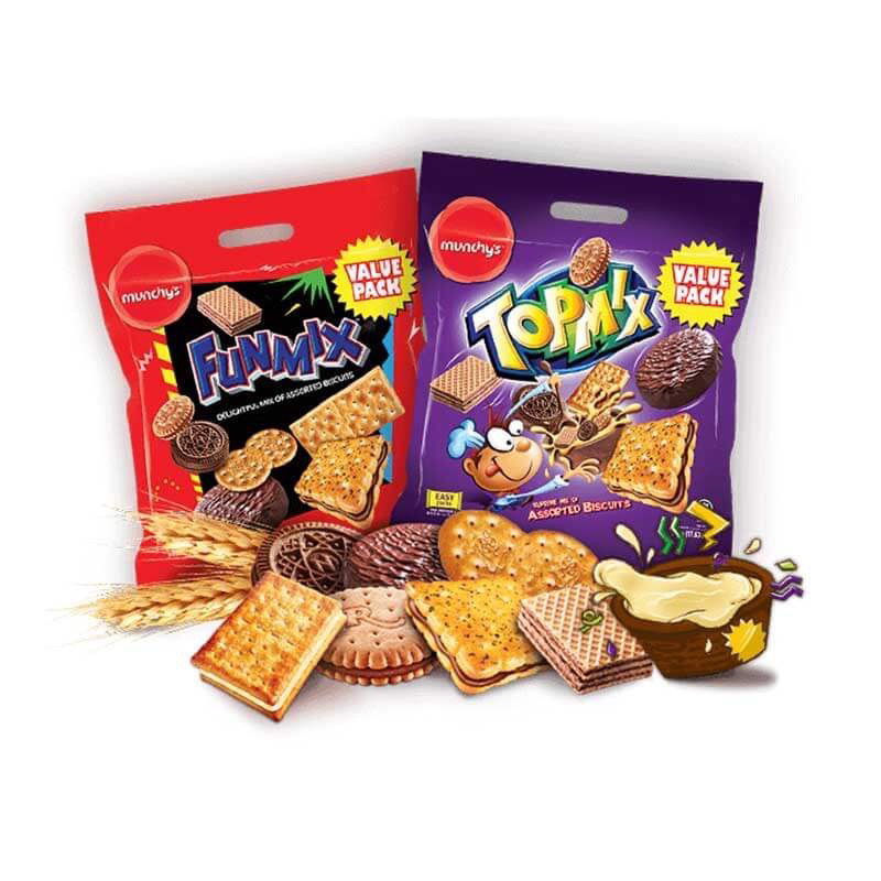 Munchy’s Assorted Biscuits BIG VALUE [Funmix/Topmix] 900G | Shopee Malaysia