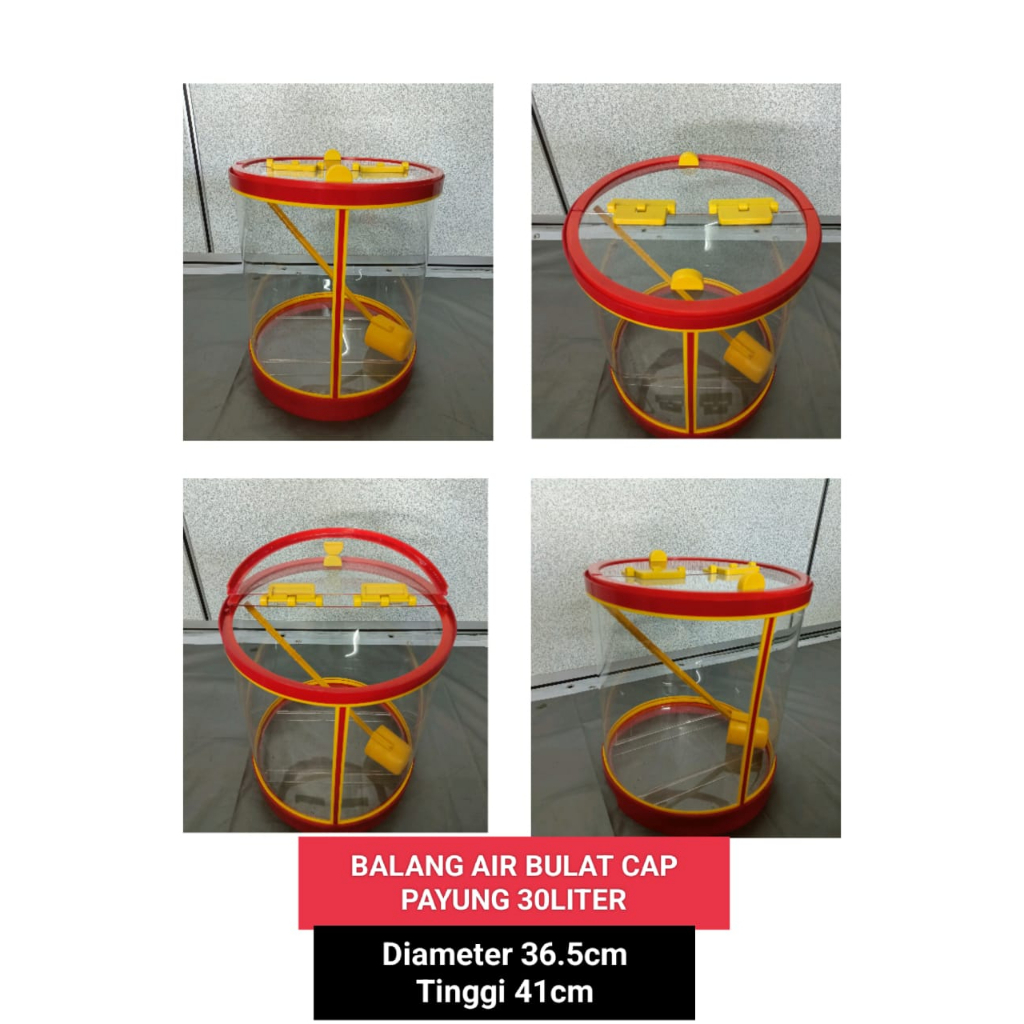 BALANG AIR BULAT 30L DAN 48L CAP PAYUNG / BALANG NIAGA PASAR MALAM ...