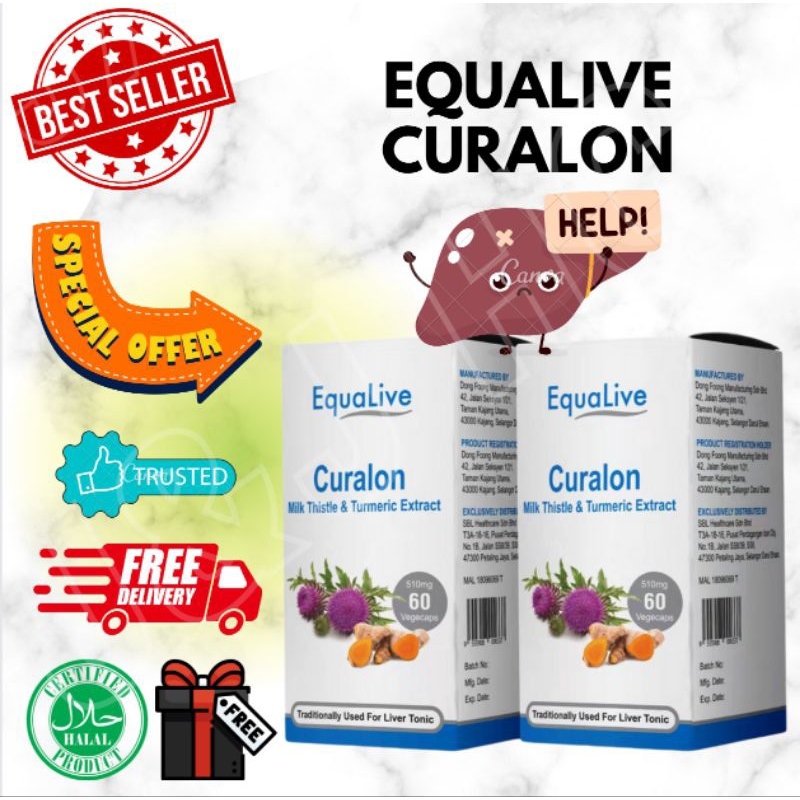 Equalive Curalon Capsule [30/60 Vegecaps] | Shopee Malaysia