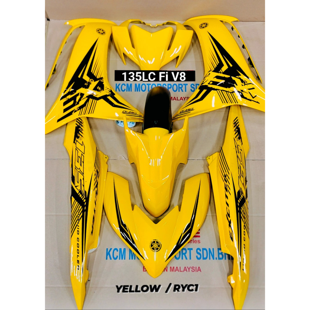 COVERSET YAMAHA 135 LC EX V2-V8 | Shopee Malaysia