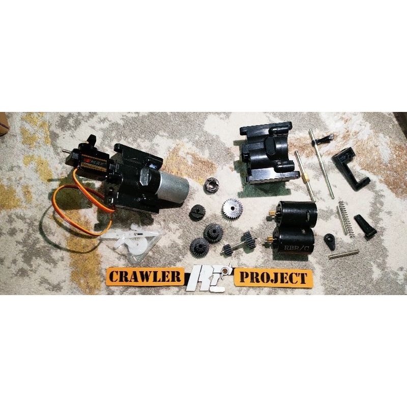 MOTOR GEARBOX 2 SPEED MN / WPL , MOTOR SETAN , METAL GEAR SERVO 9G ...