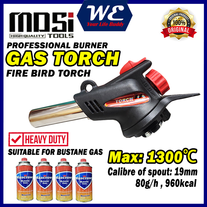 MDSI Professional Gas Torch Butane Burner/Fire Burner MD-10006 | Shopee ...