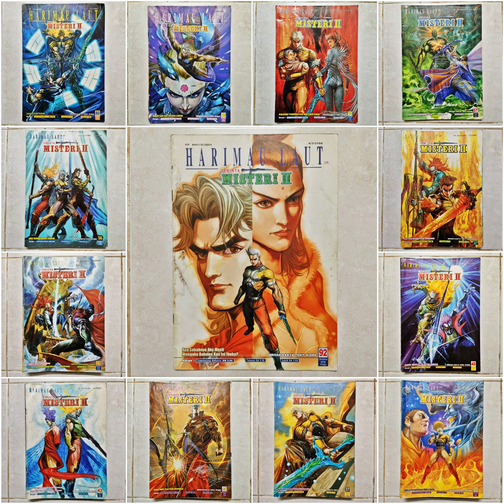 『PRELOVED 』Manhua "Senjata Misteri 2" (Naskah) Karya Tony Wong Komik ...