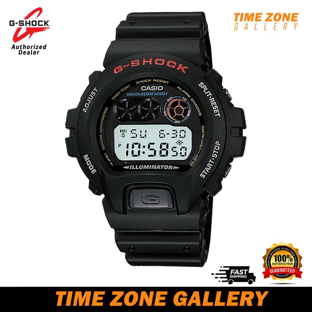 Casio G-Shock Series Men Watch DW-6900-1V / DW6900-1V / DW-6900-1VDR ...