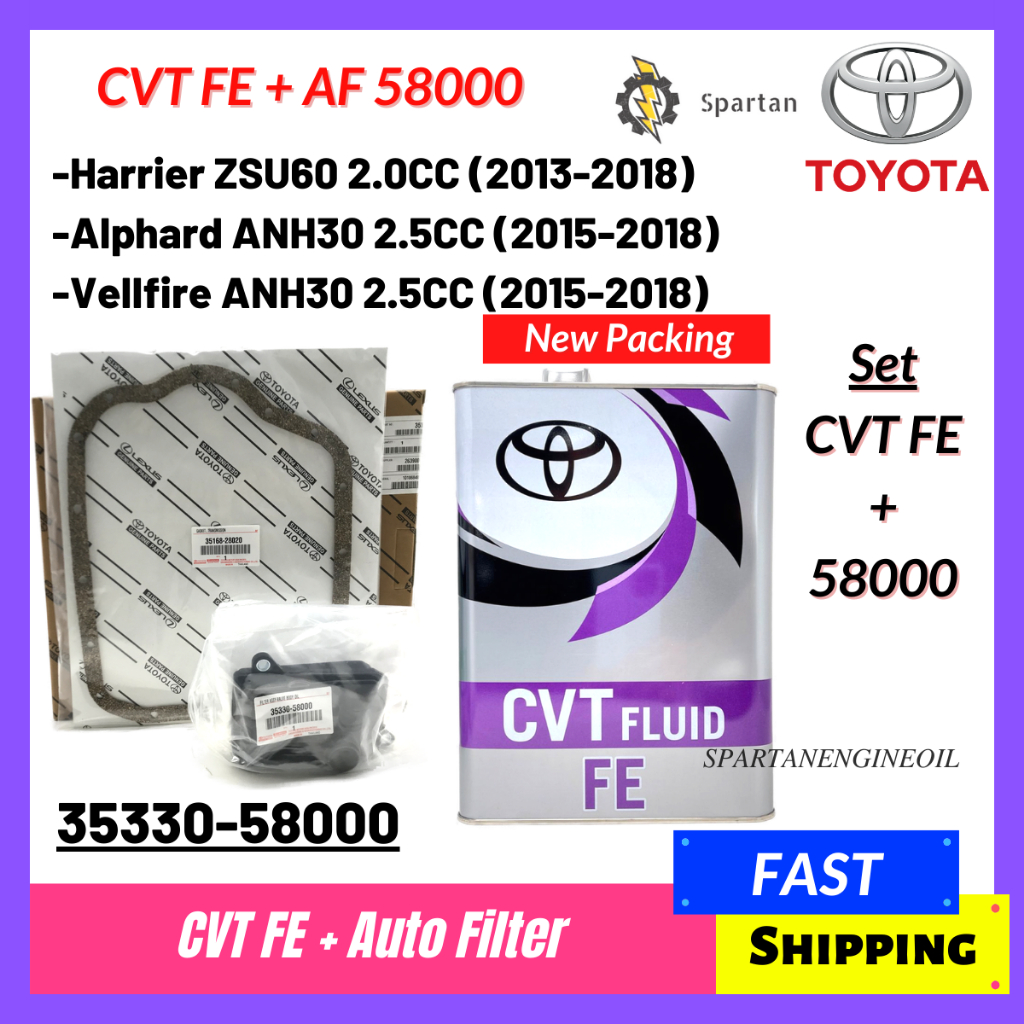 ORIGINAL GENUINE Toyota ATF CVT FE 4L Automatic Transmission Fluid OIL ...