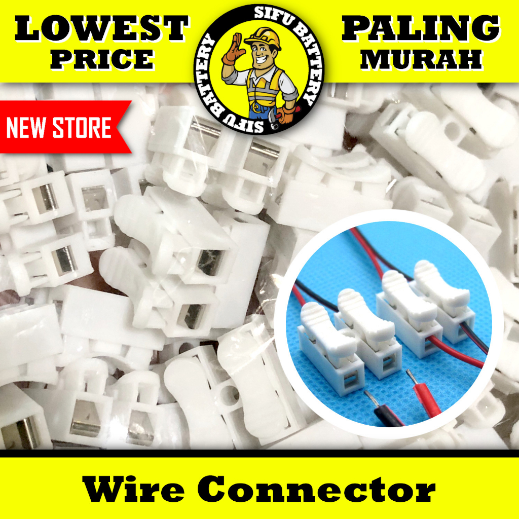 (EASY CONNECT) Wire Connector Clip 10A Terminal Block Electric Cable ...