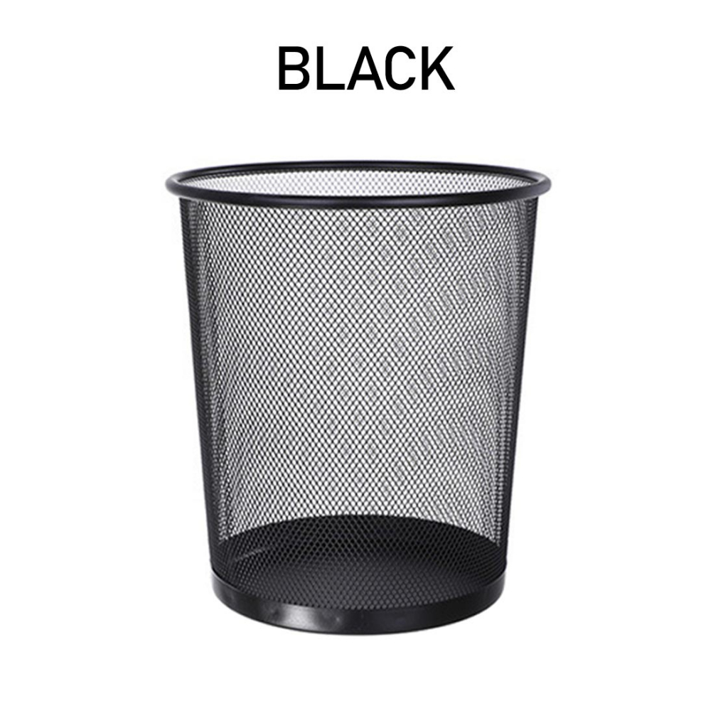 Metal Mesh Dustbin Metal Wire Mesh Waste Rubbish Bin Office Metal ...